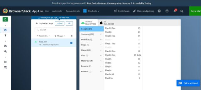 How to Download and Test APK Files on PC | BrowserStack
