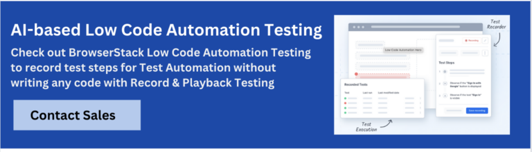 Ai Automation And Testing Browserstack