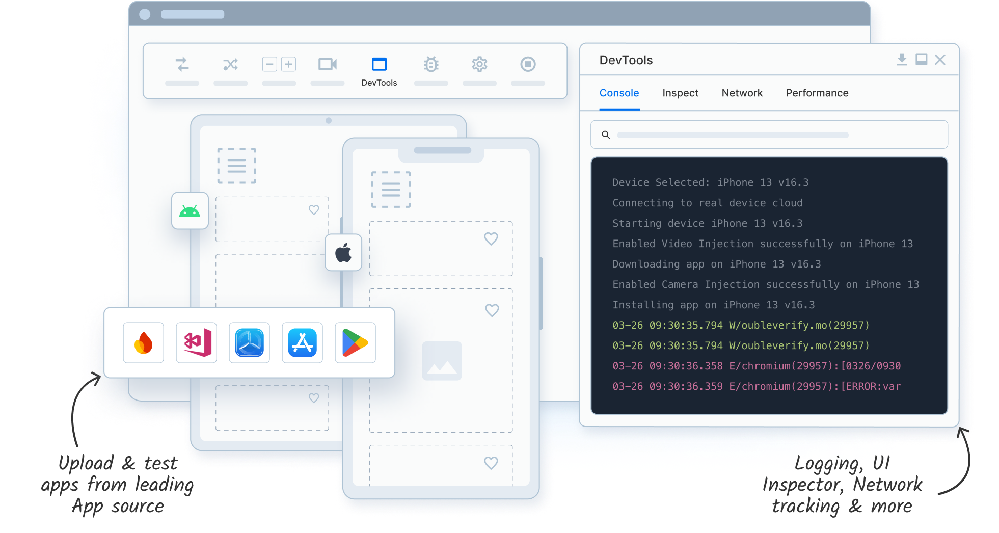 App Live Features - BrowserStack