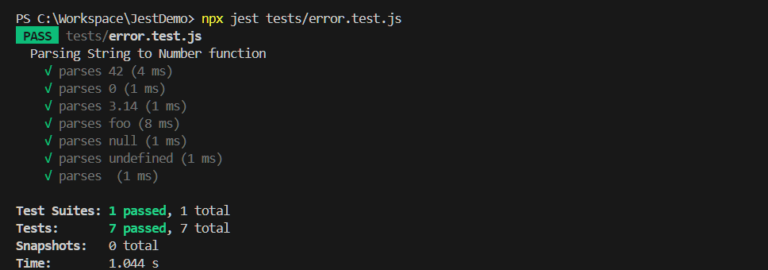 it.each function in Jest | BrowserStack