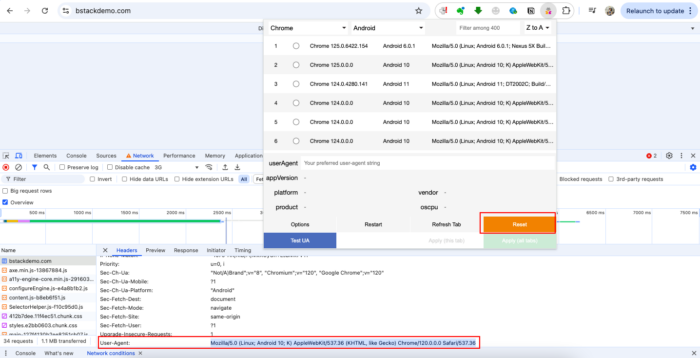 How to Change User Agent in Chrome | BrowserStack