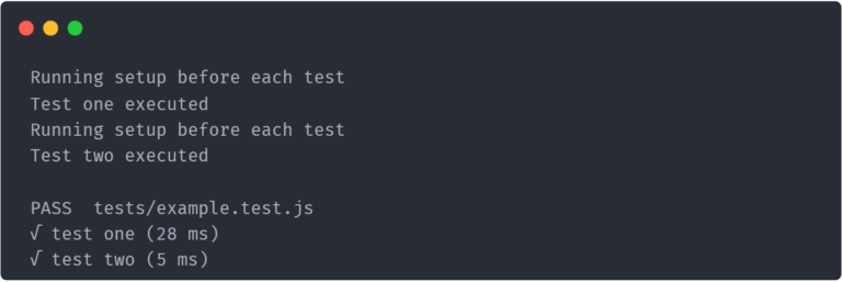 Understanding Jest Beforeeach Function Browserstack