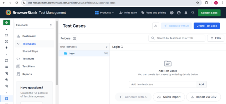 Test Cases for Facebook Login Page | BrowserStack