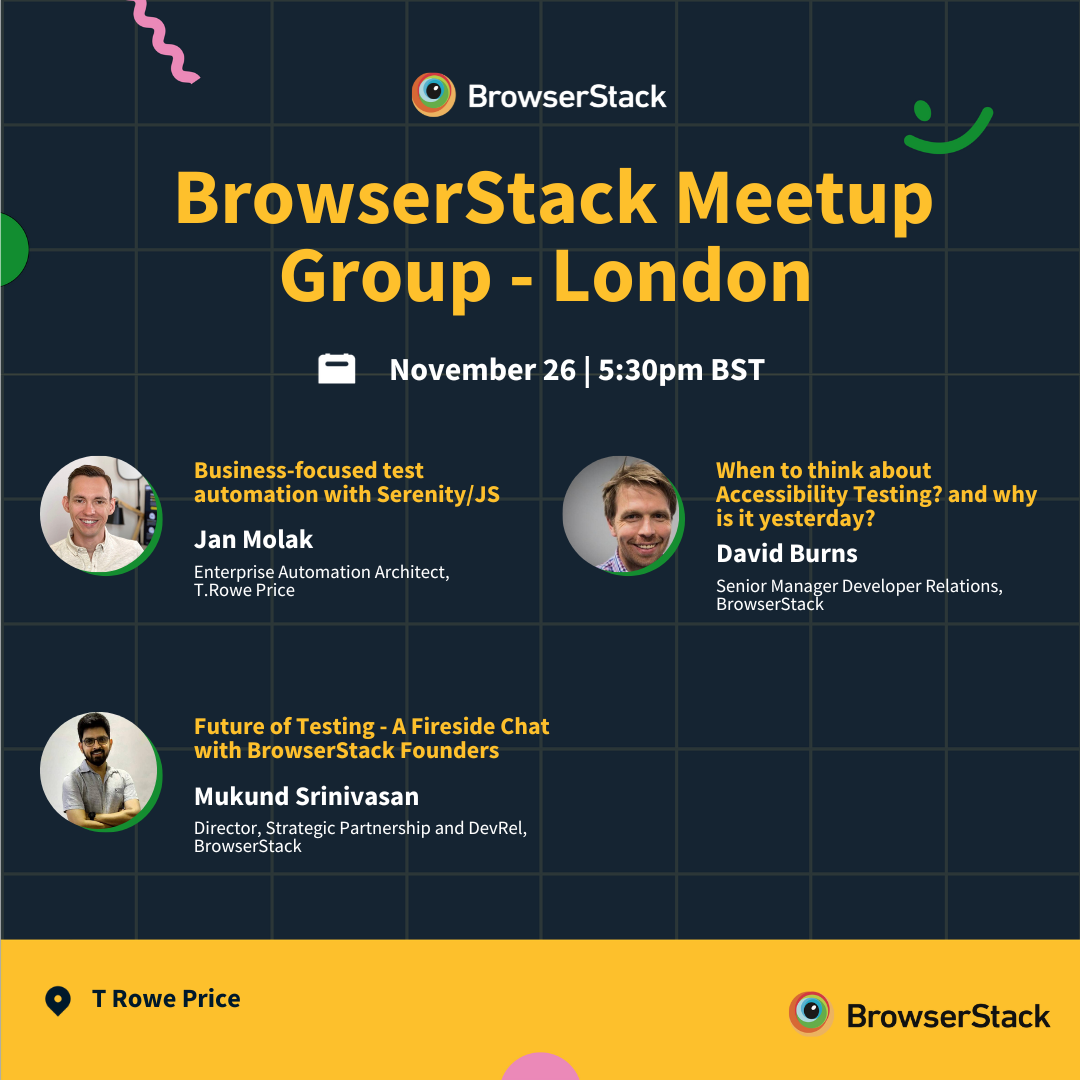 BrowserStack QA meetup London November 2024 | BrowserStack