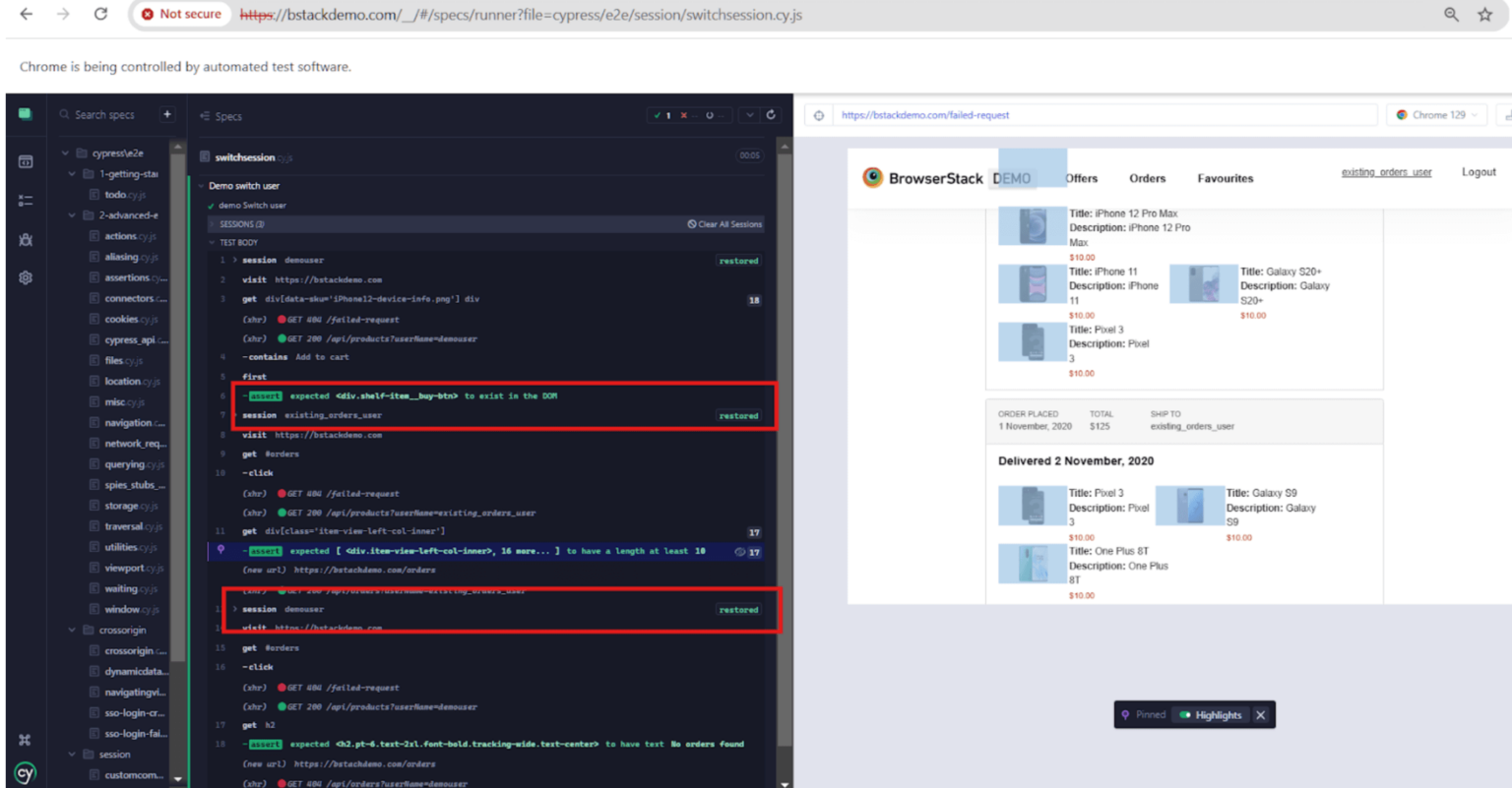 How to Use cy.session() | BrowserStack
