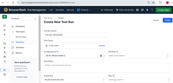 Test Cases for Facebook Login Page | BrowserStack