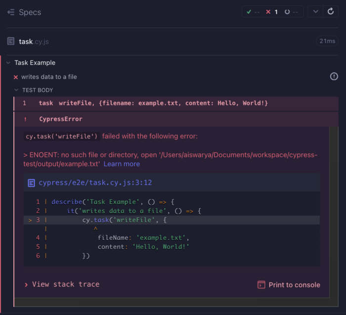 Cypress Tasks | BrowserStack