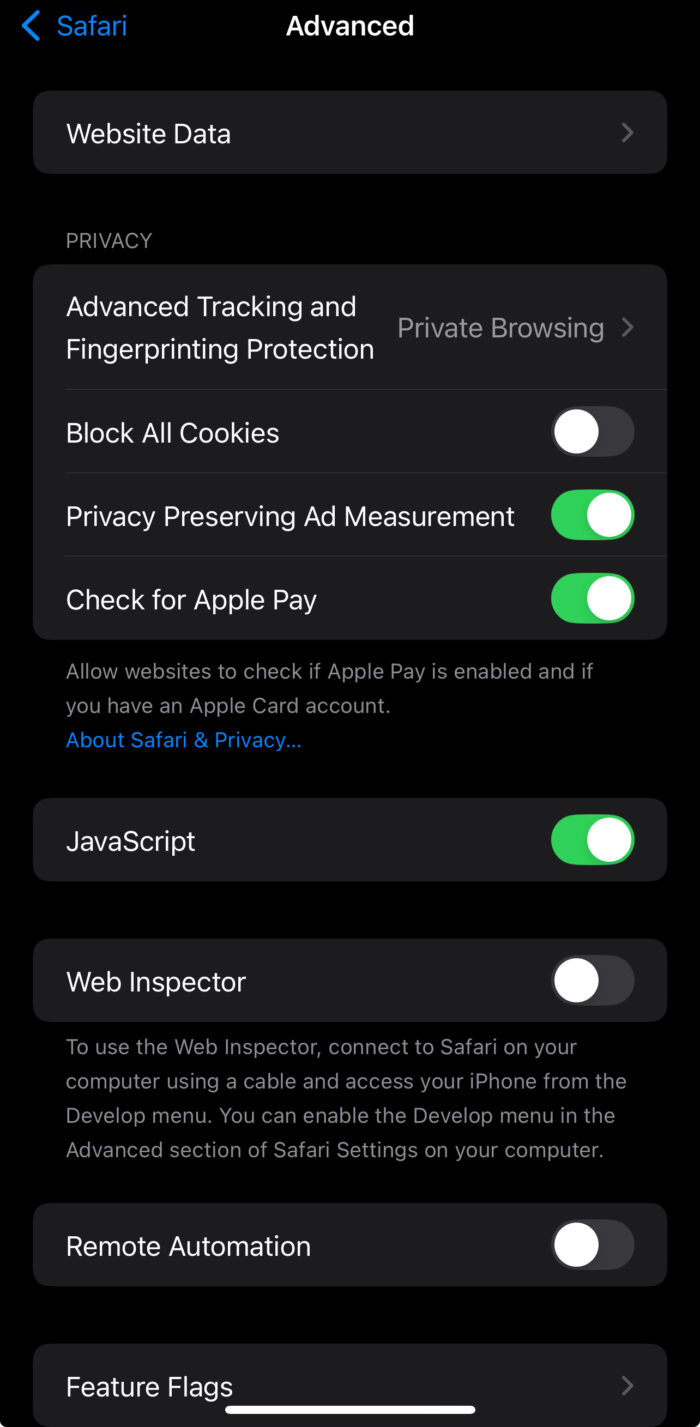 Enabling JavaScript on Safari | BrowserStack
