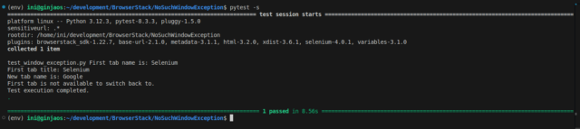 Handling NoSuchWindowException in Selenium: A Tutorial | BrowserStack