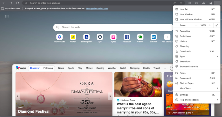 How to Customize and Set the Home Page in Microsoft Edge | BrowserStack