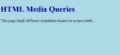 Mastering Media Queries for Responsive Web Design | BrowserStack
