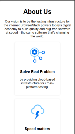 Creating A Responsive About Us Page With Html And Css Example Code Browserstack