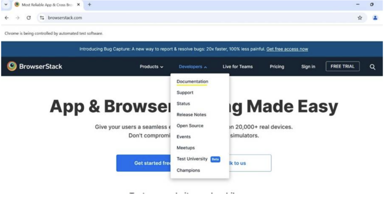How to use moveToElement in Selenium to scroll to a specific element | BrowserStack