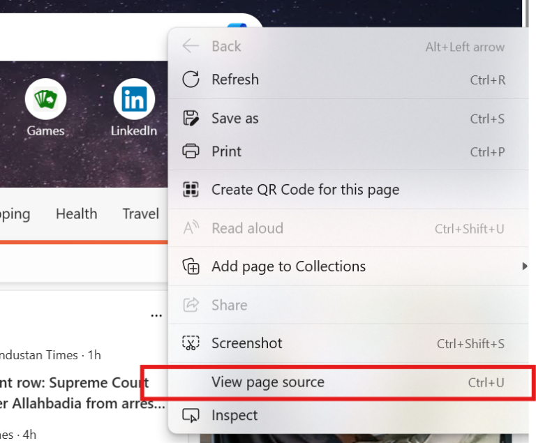 How to View Page Source in Browsers and Extract Web Content | BrowserStack