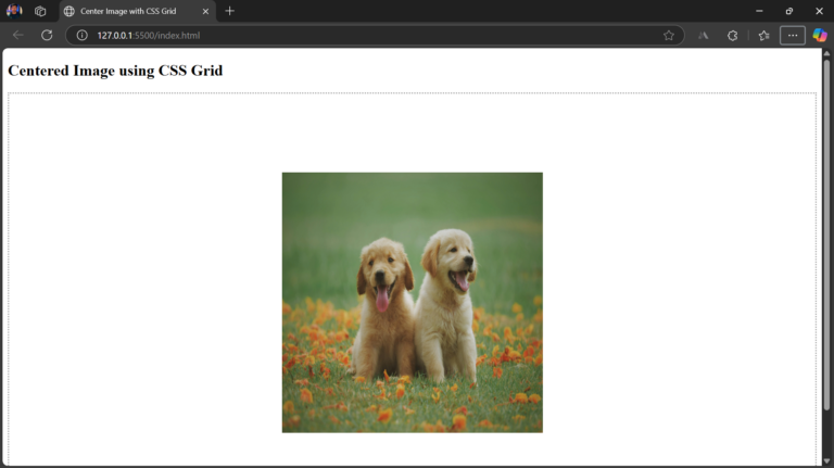 How to Align an Image in Centre in HTML and CSS | BrowserStack