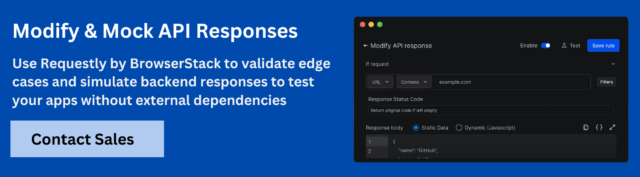Dummy APIs for React Apps: A Complete Guide | BrowserStack