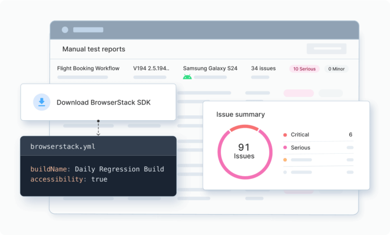 App Accessibility Testing on Real iOS & Android Devices | BrowserStack