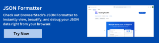 Json Formatter and Validator | BrowserStack