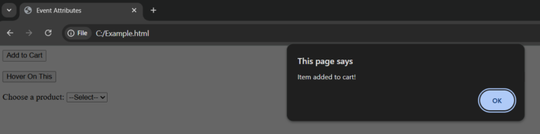 How to call JavaScript function from HTML? | BrowserStack