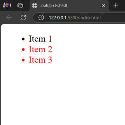 How to use CSS First Item Selector? | BrowserStack