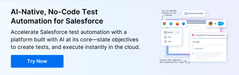 Automate Salesforce Tests using Selenium | BrowserStack